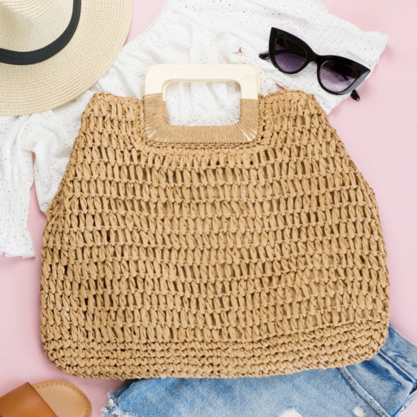 Oversized Straw Tote – 926 West