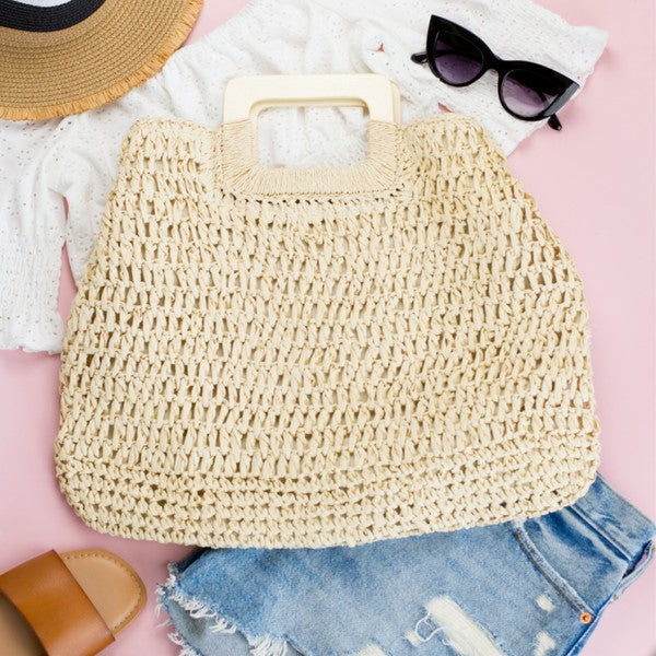Oversized Straw Tote – 926 West